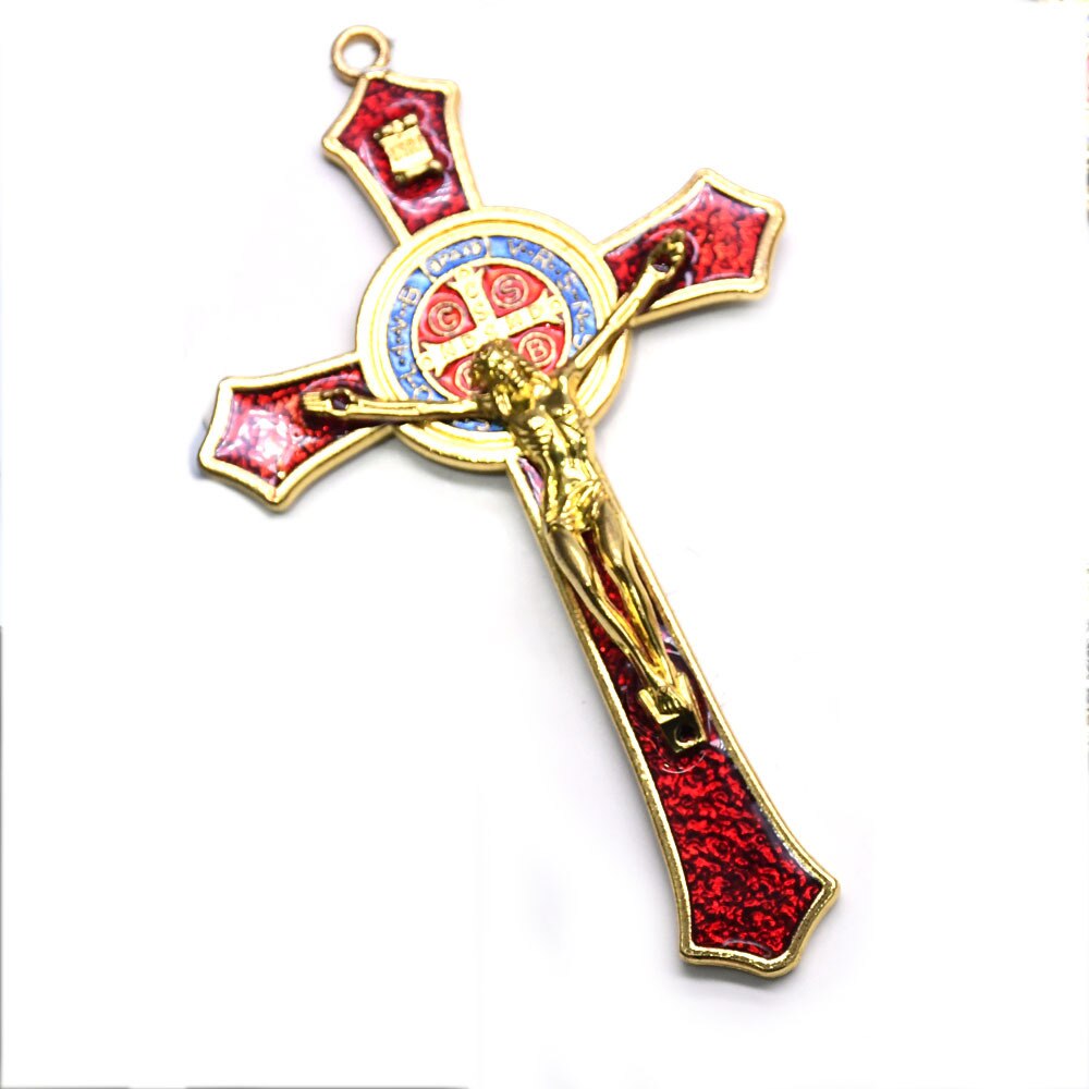 Crucifix Metal Materialreligious prayer cross Home... – Grandado