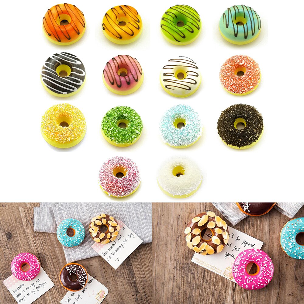2PCS Cute Sweet Donut Doughnut Fridge Message Magn... – Grandado