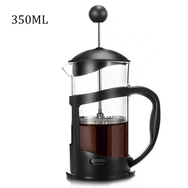 Portable Manual French Press Coffee Pot Glass Coff... – Grandado