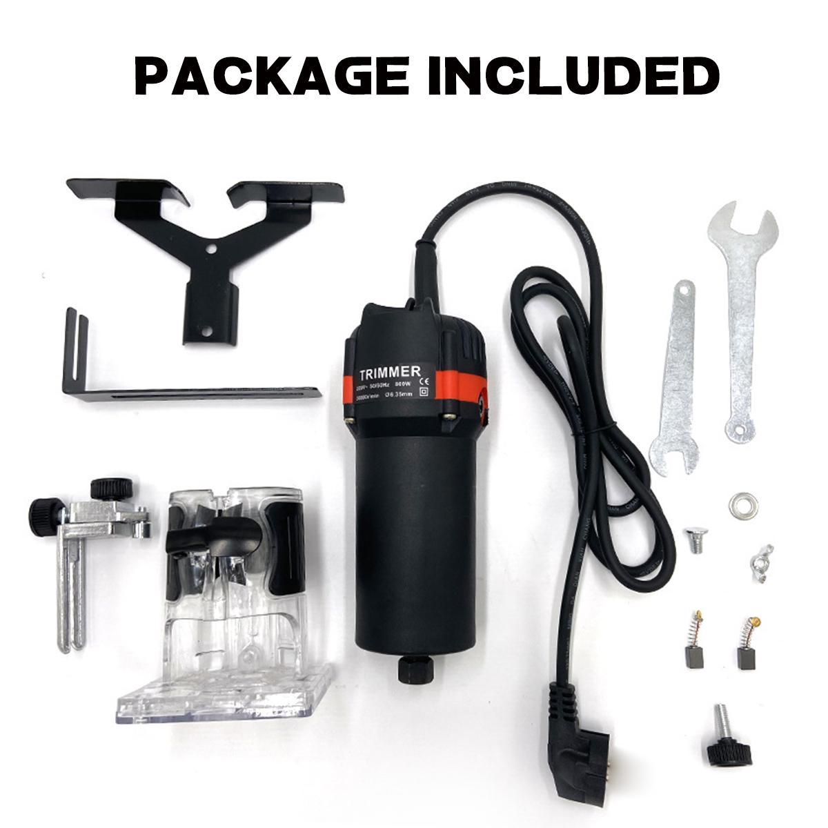 800W 3000rpm Electric Trimmer Wood hand trimmer En... – Grandado