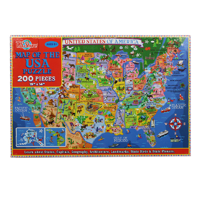 World Map Puzzle for Kids - 200 Piece - Learning A... – Grandado