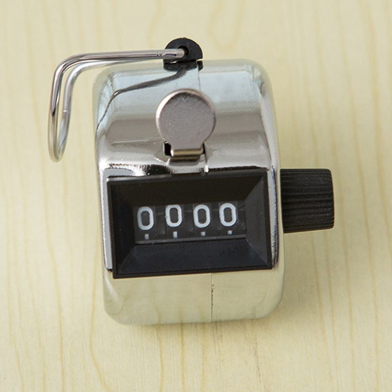 4 Digit Number Mini Hand Held Tally Counter Digita... – Grandado