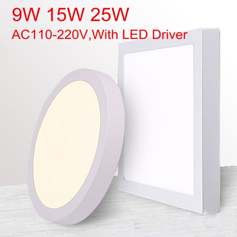 No Cut ceiling 9w 15w 25w Surface mounted led down... – Vicedeal