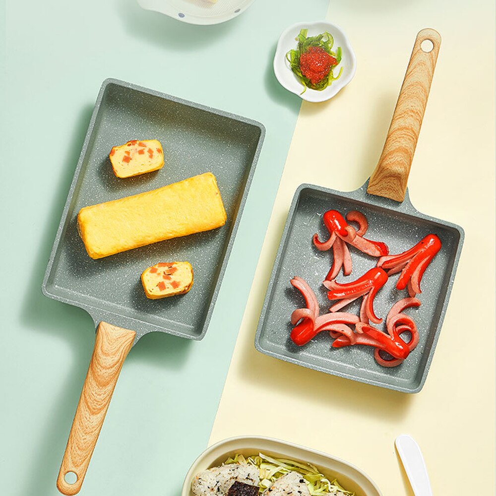 15*15 15*20cm Non Stick Frying Pan Japanese Tamago... – Vicedeal