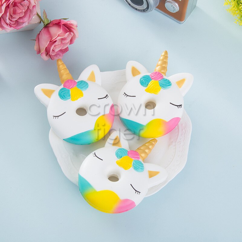 kawaii 12CM big squishy donut unicorn jumbo Squish... – Grandado
