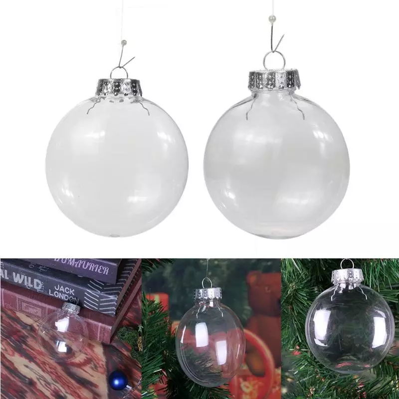 Christmas Bauble Ball Supplies Plastic Bauble Tran... – Vicedeal