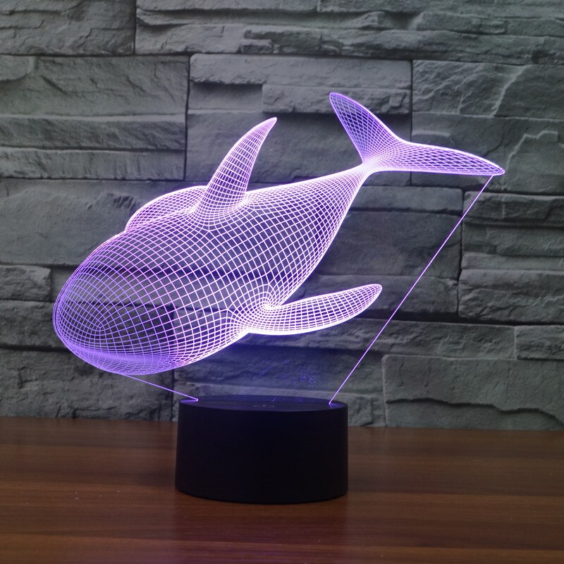 Leuke 3D Walvis Led Lamp Acryl Killer Whale Illusi... – Vicedeal