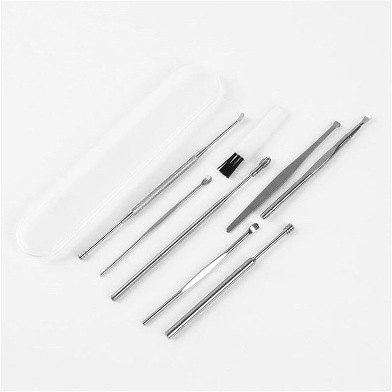 7Pcs/Set Stainless Steel Ear Pick Double-ended Ear... – Grandado