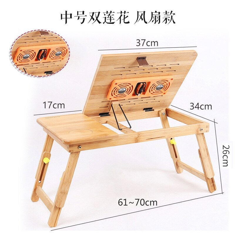Adjustable Foldable Laptop Desk Notebook Bamboo Ta... – Grandado