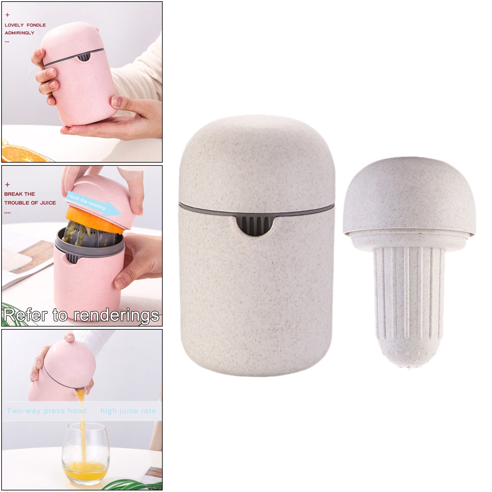 Mini Citrus Lemon Orange Juicer Rotation Press Man... – Vicedeal