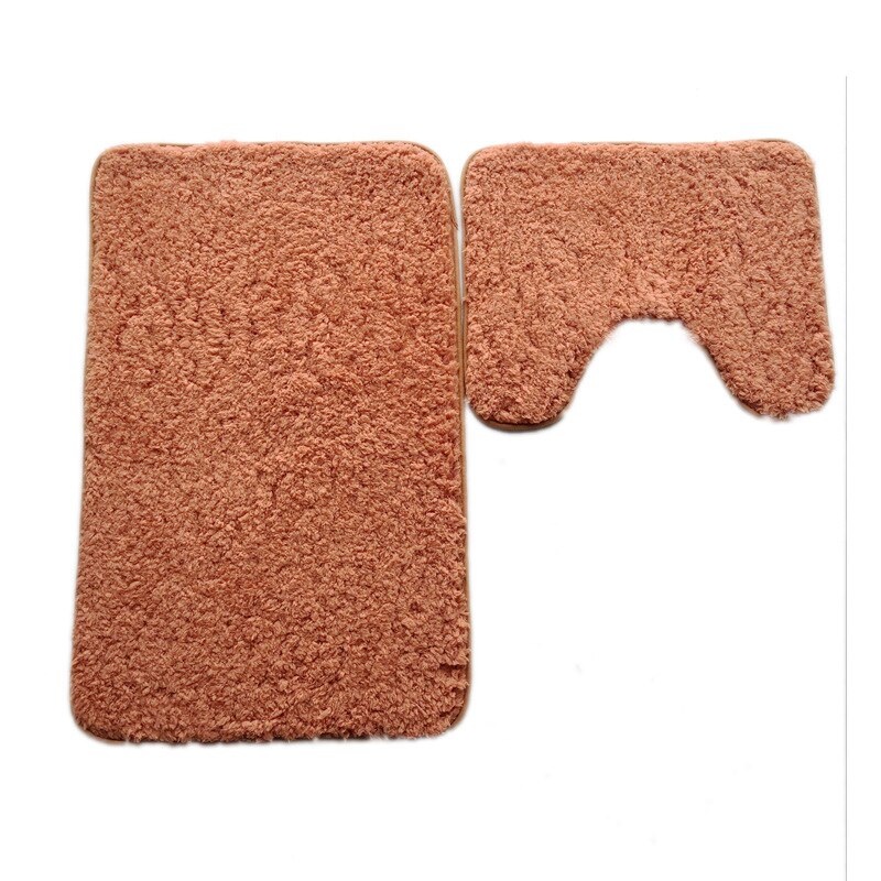 Soft Lamb Plush Bathroom Mat 2 pcs/set Toilet Mat ... – Vicedeal