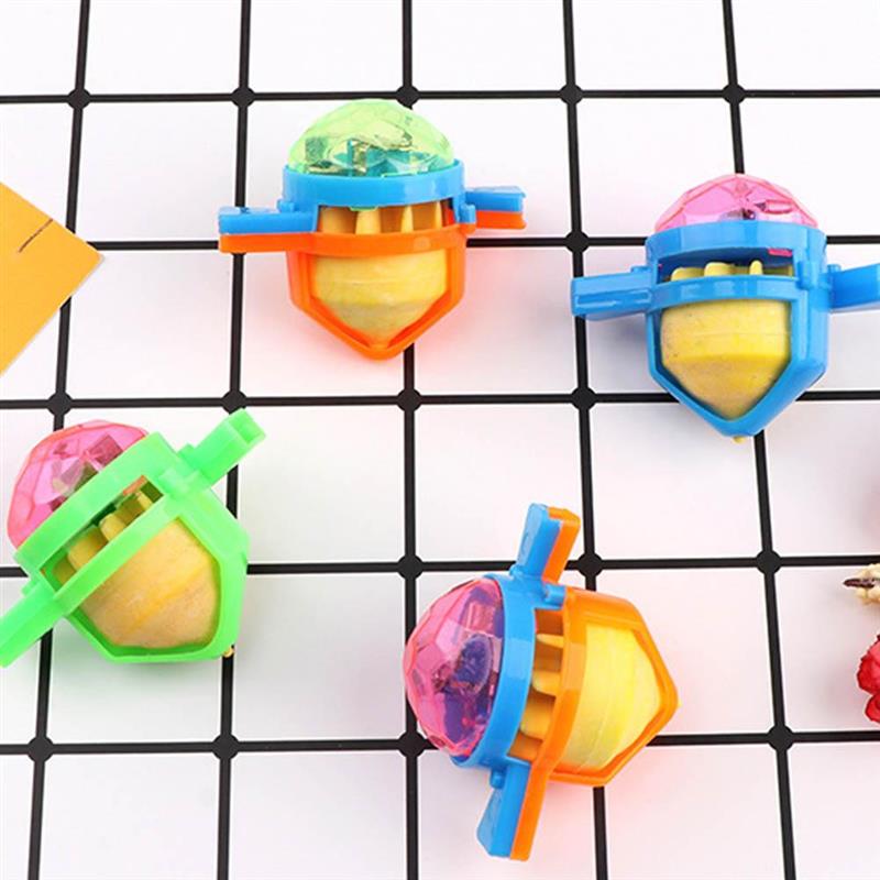 10pcs Fun Kids Spinning Top Whistle Gyro Toys Blow... – Grandado