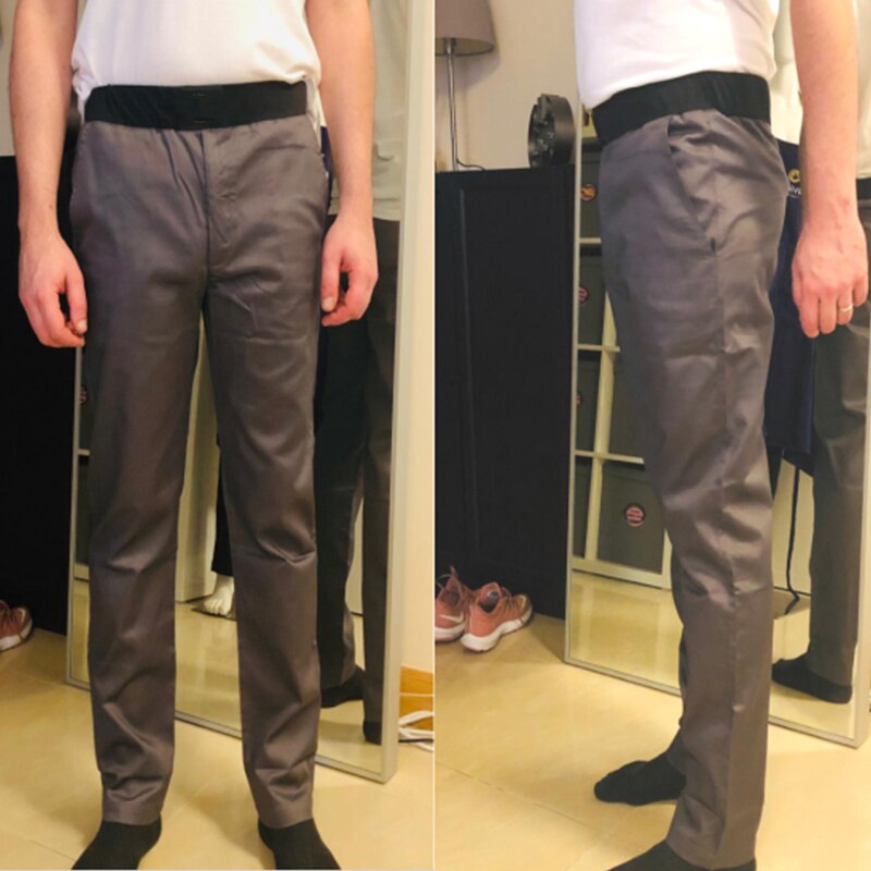 Chef Pants Food Service Work Uniforms Elastic Wais... – Vicedeal