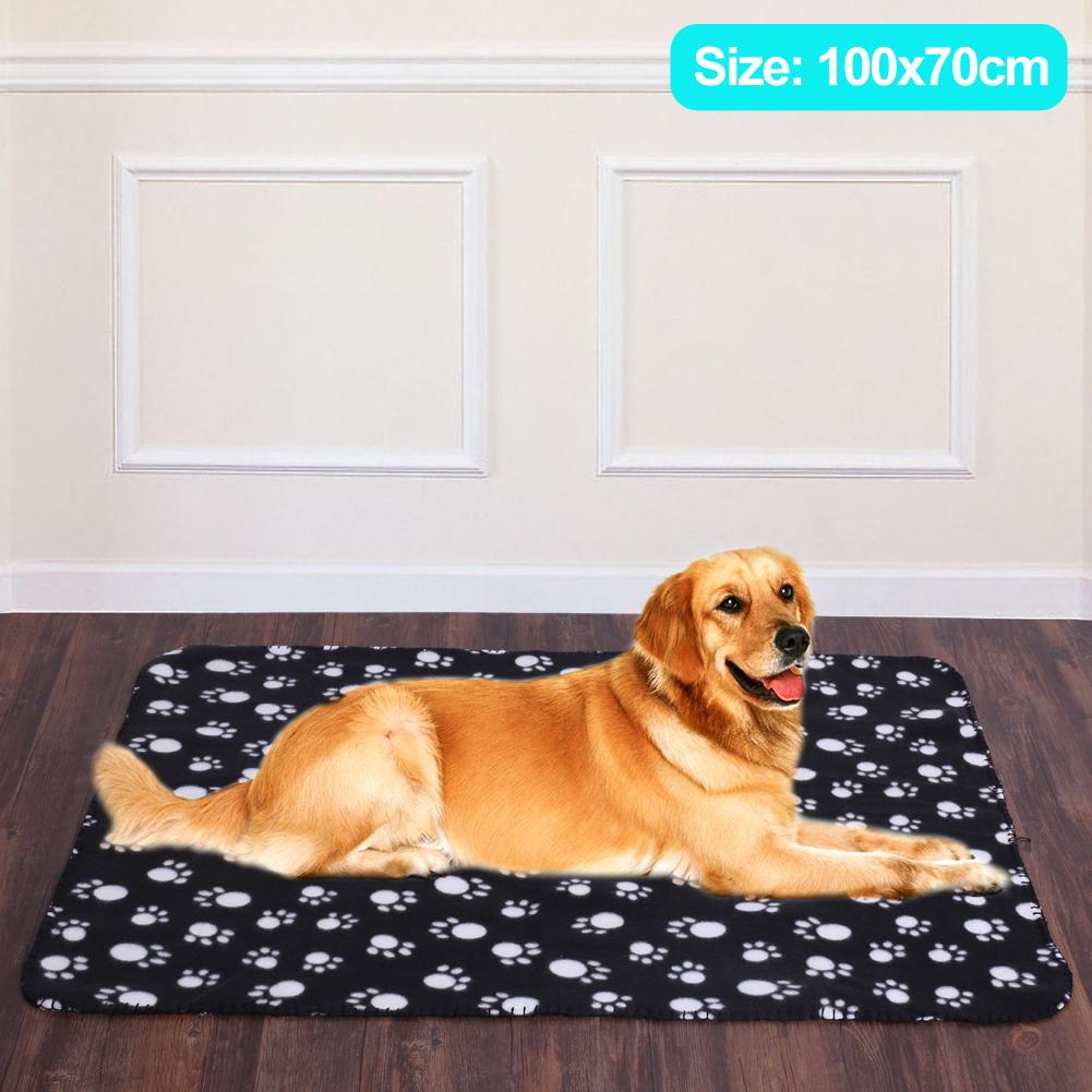Pet Blanket Cute Dog Bed Mats Soft Fleece Bed Warm... – Grandado