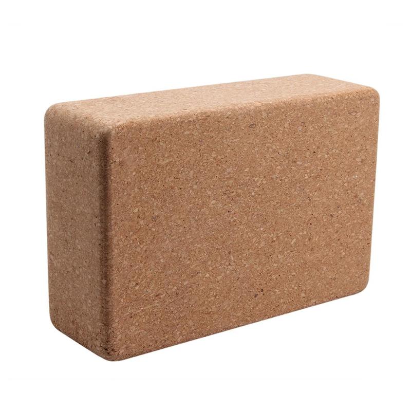 High Density Cork Wood Yoga Block Prop Auxiliary T... – Grandado