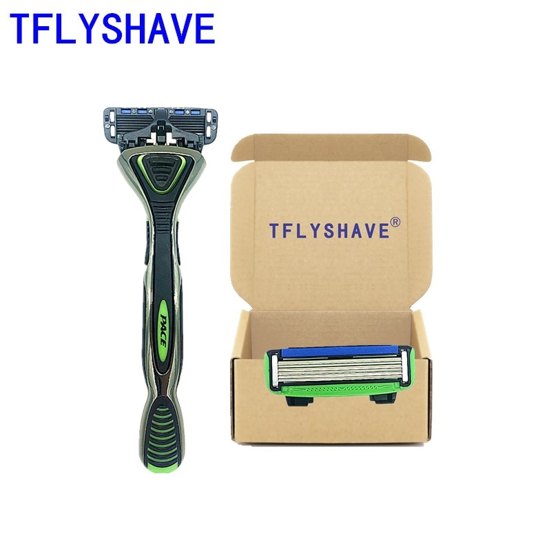 TFLYSHAVE Men Stainless Steel Shaving 6 Layer Repl... – Grandado