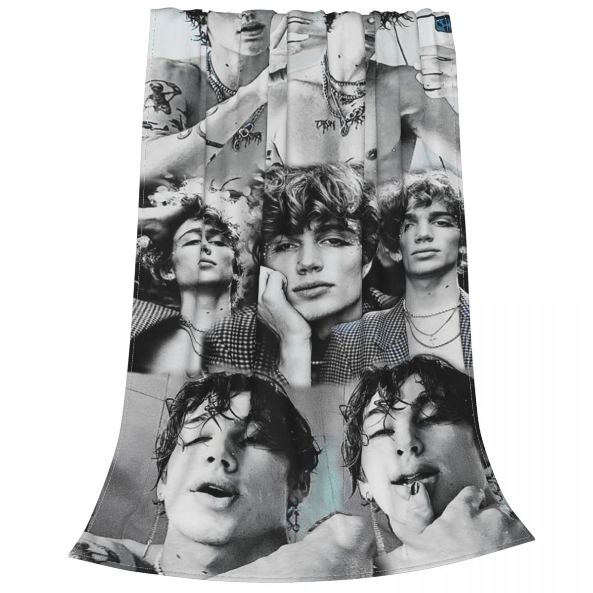 Collage Vinnie Hacker Blankets Fleece Printed Plai... – Grandado