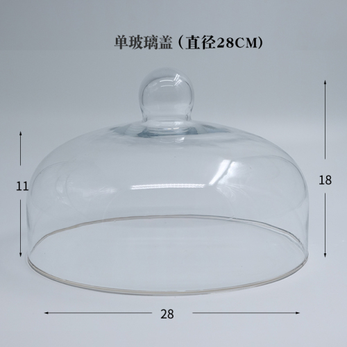 Cake Plate / Glass Cover Cake Bowl Fresh Fruit Des... – Vicedeal