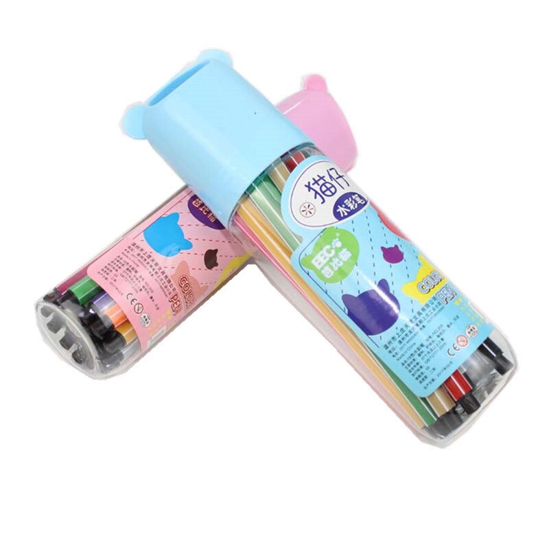 N24 Cartoon 24 Color watercolor pens color pen set... – Grandado