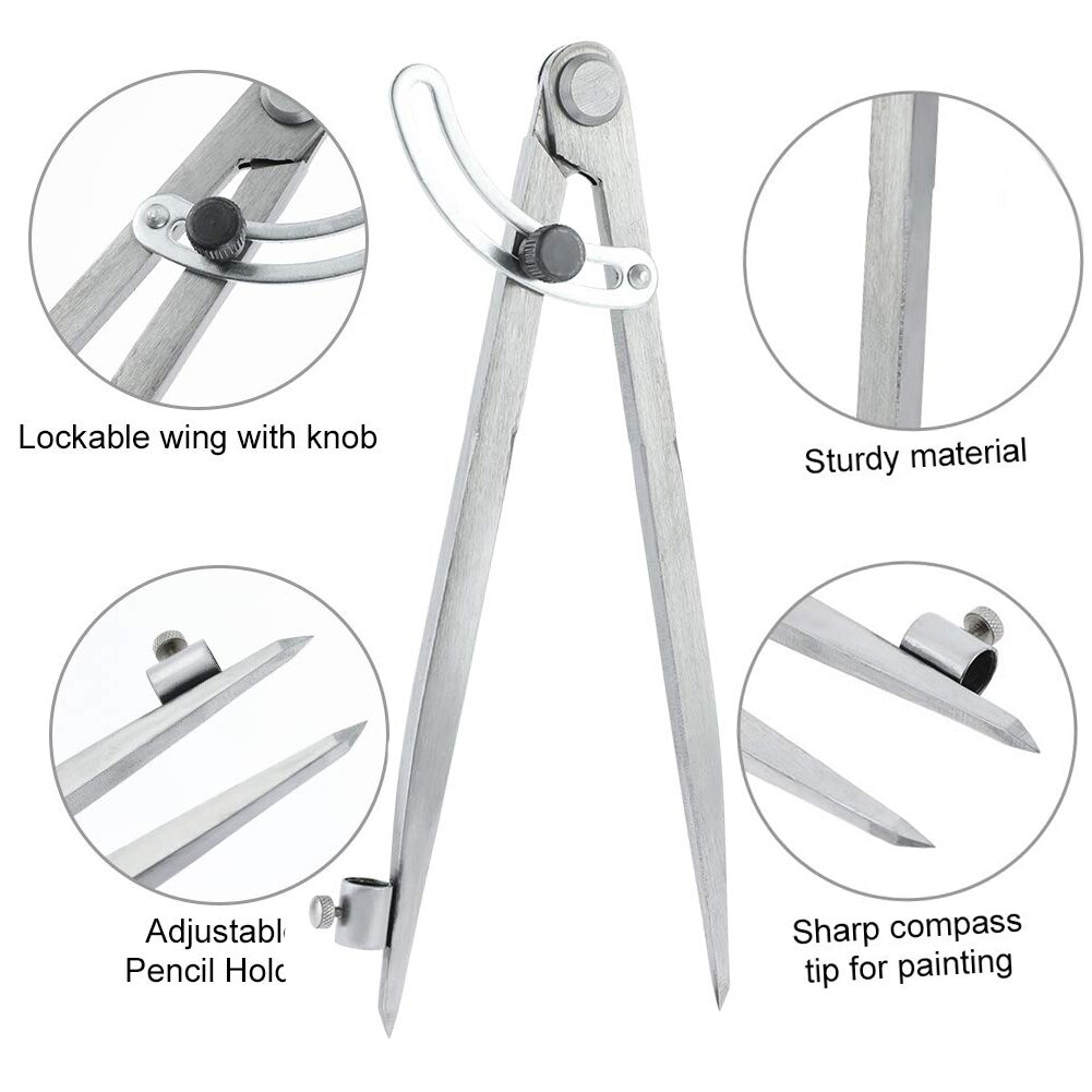 Woodworking Compass Drawing Carpenter Compass 200M... – Vicedeal