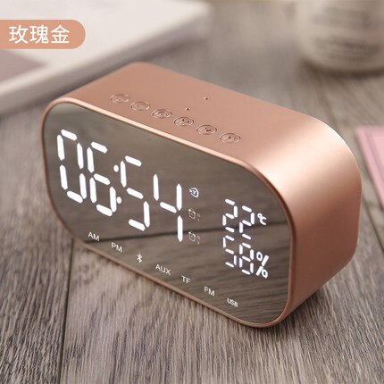 S2 Alarm Clock Speaker Audio Wireless Bluetooth Su... – Vicedeal