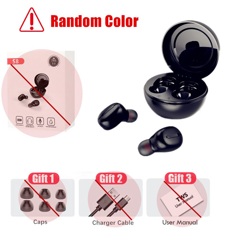 Symoso S8 Mini True Wireless Bluetooth Headphones ... – Grandado