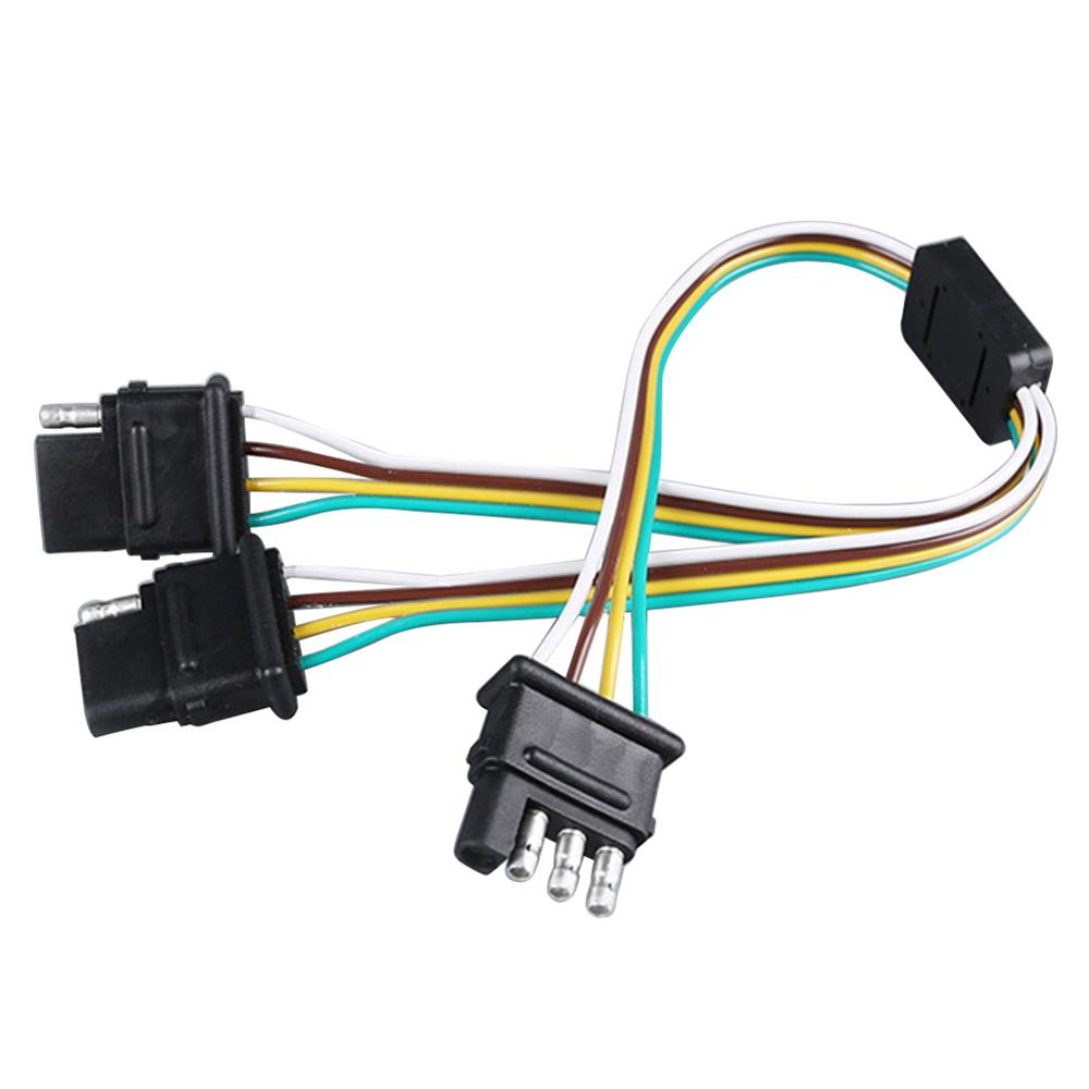 Trailer Light Wiring Harness add 4-Pin Plug 4 Way ... – Vicedeal