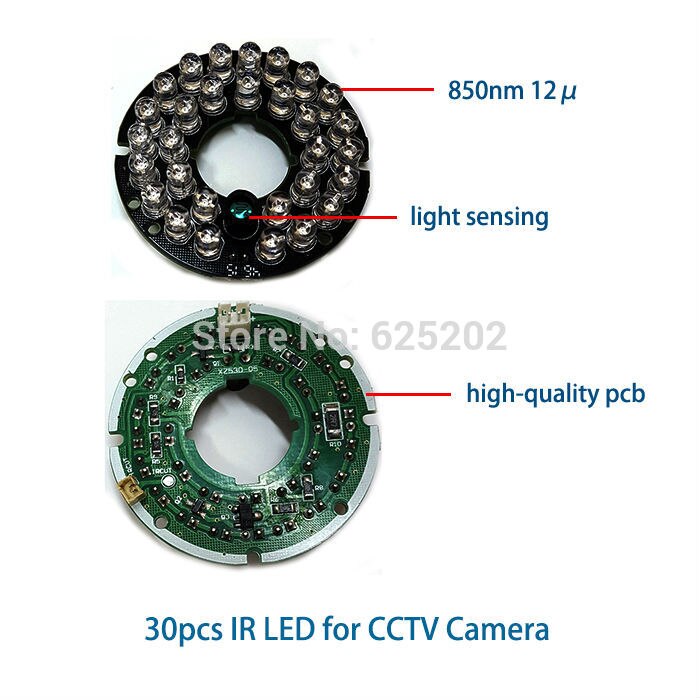 Economical 30pcs IR leds for cctv camera with long... – Grandado