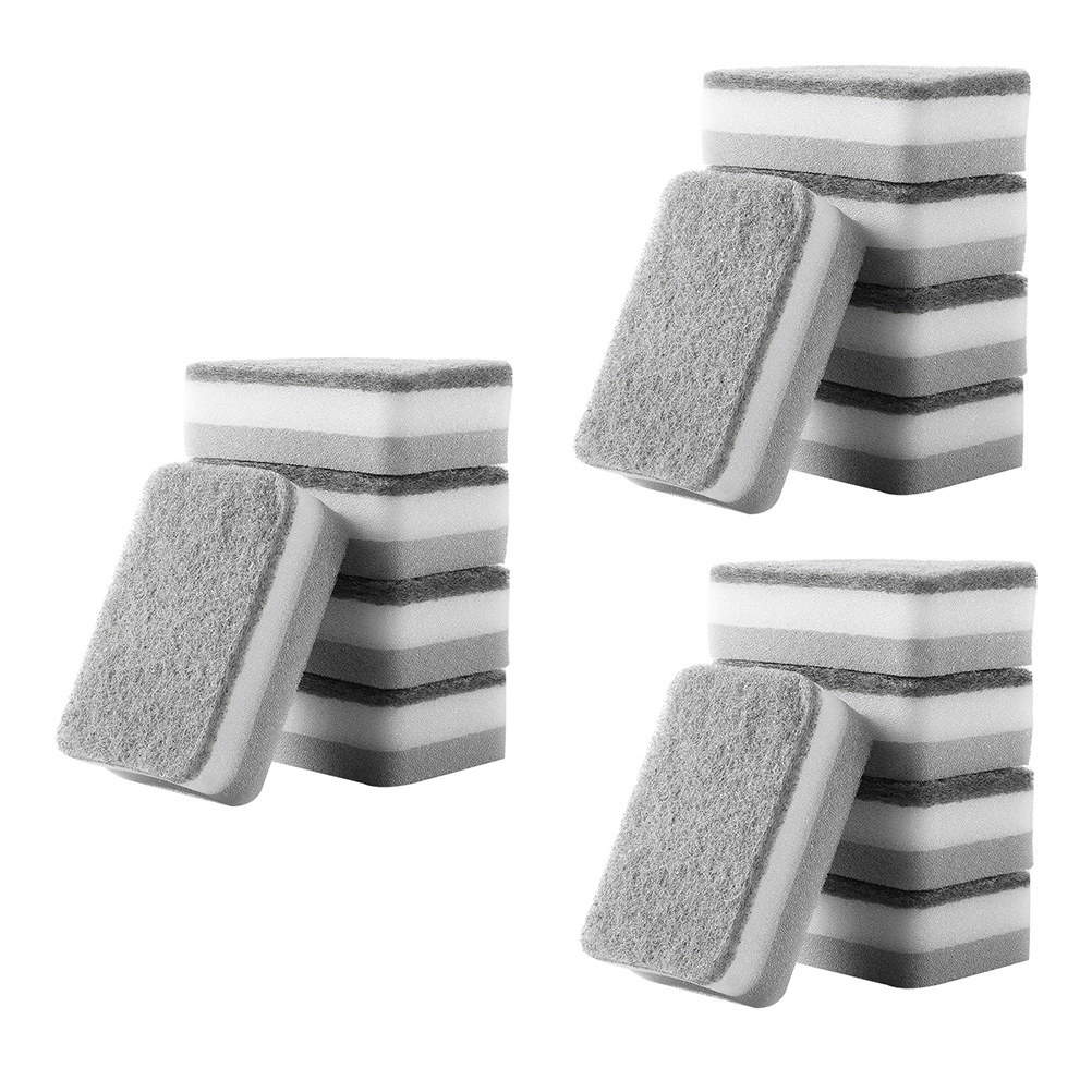 15Pcs Spons Schuursponsjes Schoonmaken Pad Herbrui... – Vicedeal