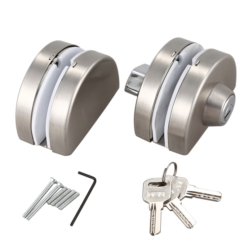 Entry Gate 10-12mm Glass Swing Push Sliding Door L... – Grandado