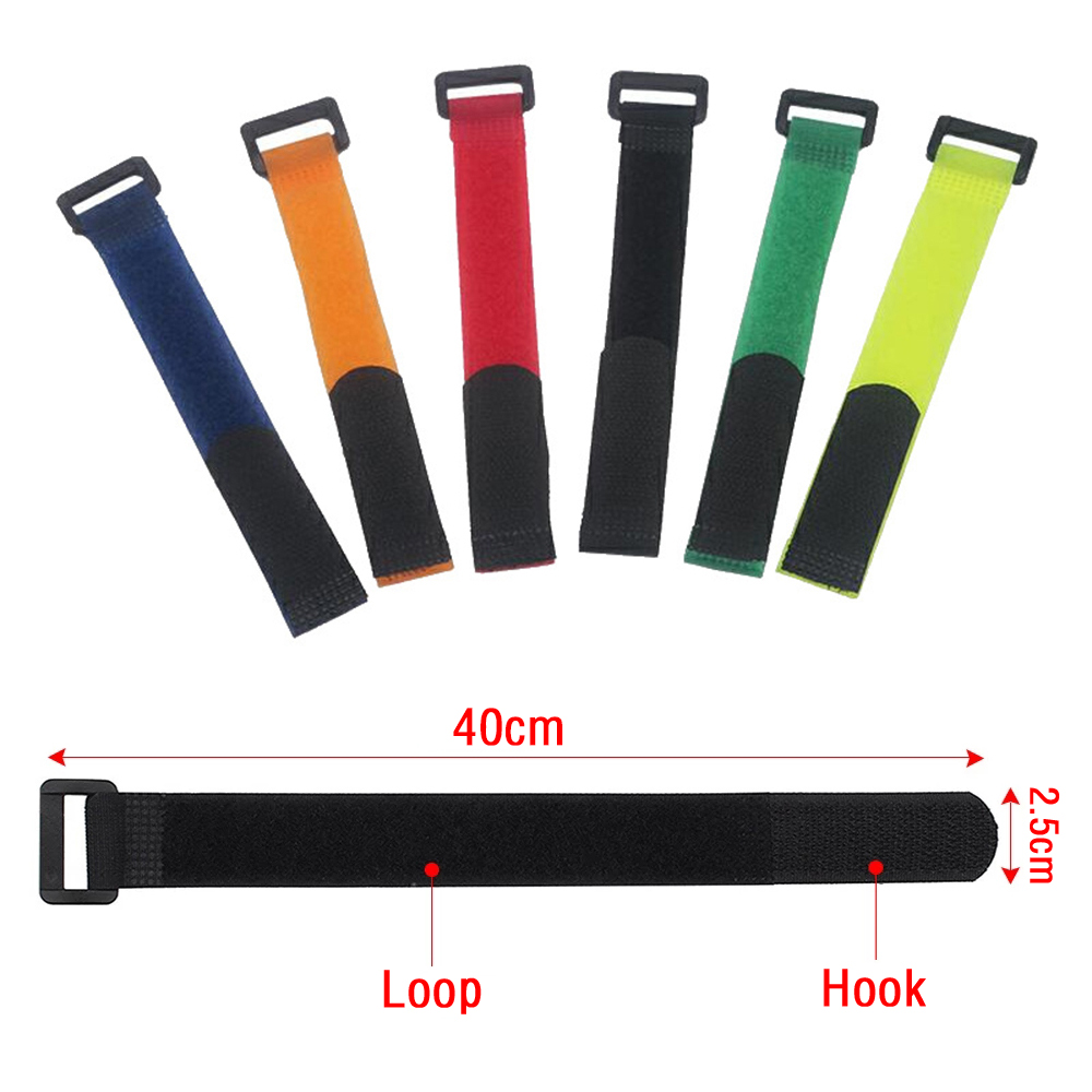 5PCs Reusable Fastening Bike Tie Nylon Hook Loop M... – Grandado