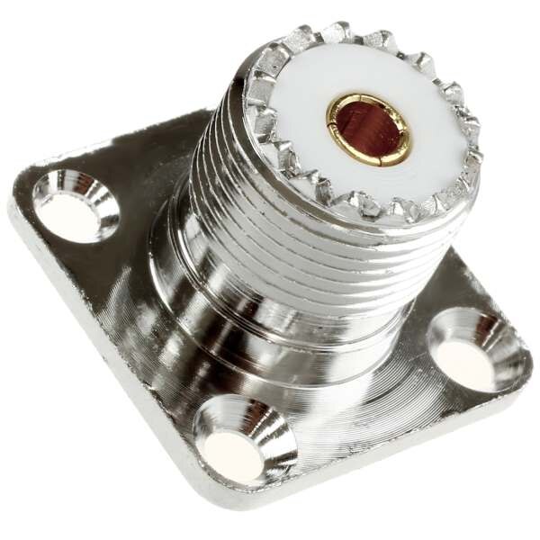 5x UHF Female SO239 Panel Chassis Mount Flange Dec... – Grandado
