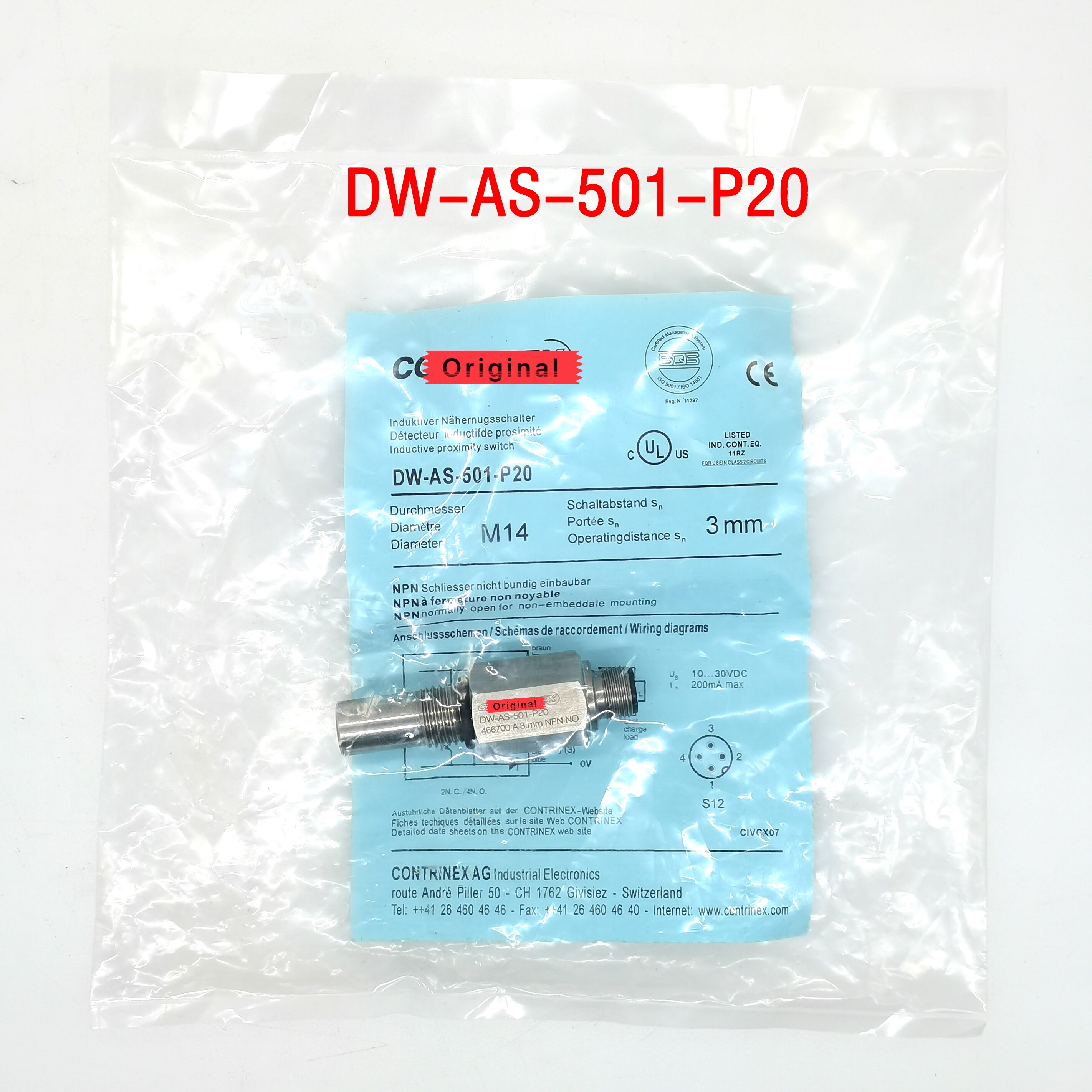 Sensor DW-AS-501-P20/DW-AS-503-P20 proximity switc... – Vicedeal