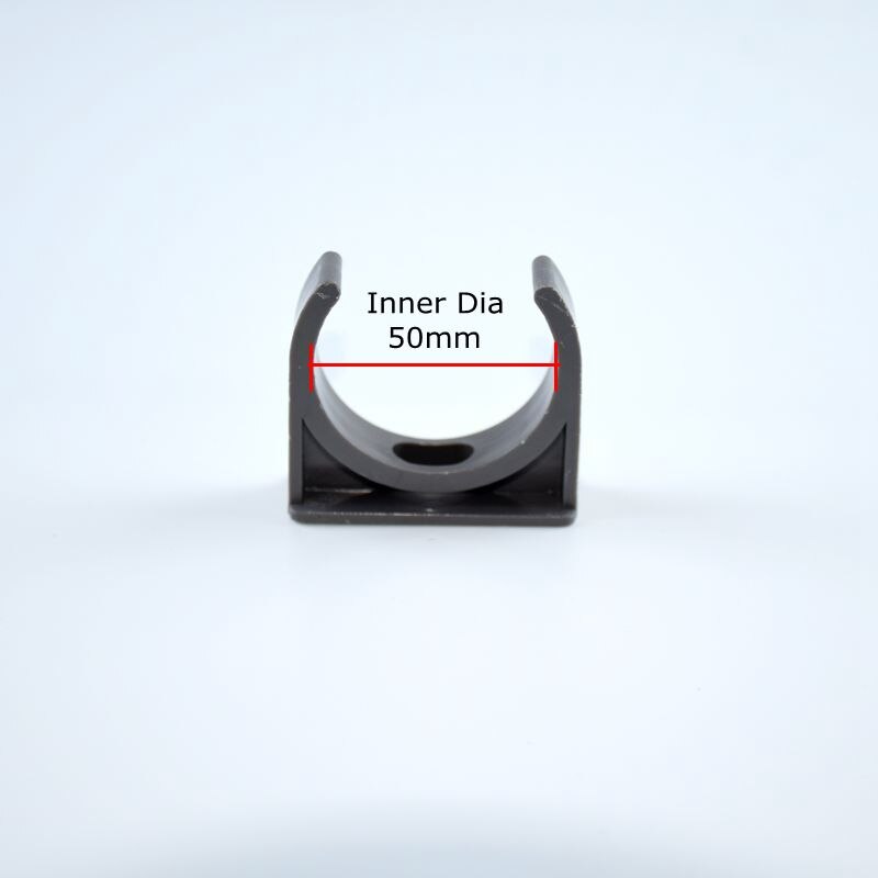 10-80Pcs 20mm-50mm Grey PVC Pipe Clamp U Type Pipe... – Vicedeal