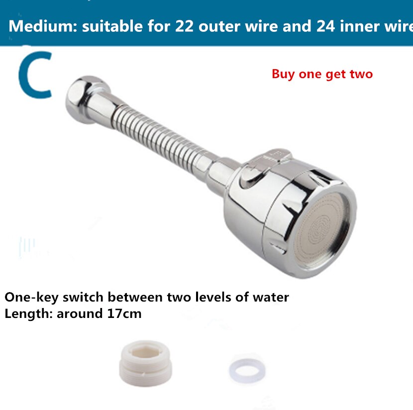 360 degree rotating faucet nozzle filter adapter a... – Vicedeal