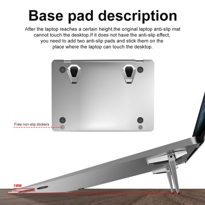 Mini Metalen Opvouwbare Beugel Voor Computer Deskt... – Grandado