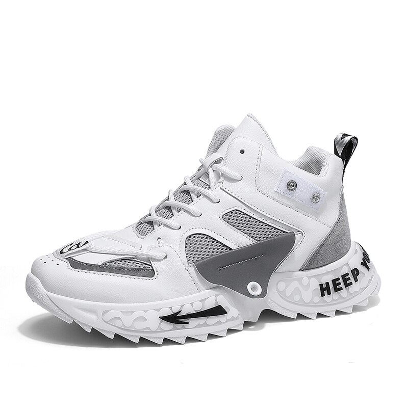 Joker simpleCasual Men Shoes High Top Colorful Cas... – Grandado