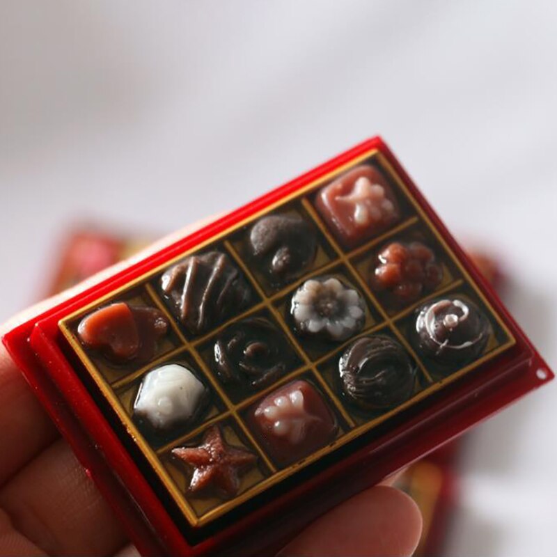 Mini casa de muñecas de resina, modelo de Chocolat... – Grandado