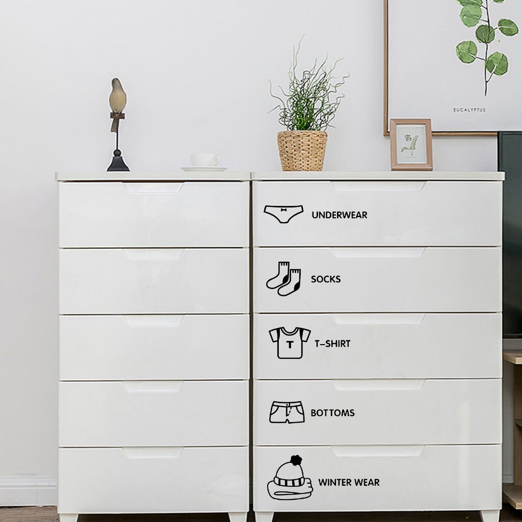 Muurstickers Pvc Kledingkast Logo Muur Sticker Vin... – Vicedeal