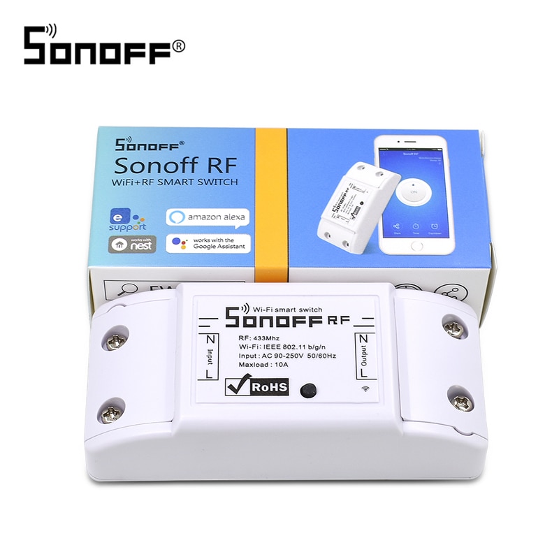 Sonoff rf wifi draadloze schakelaar, 433 mhz rf-on... – Vicedeal