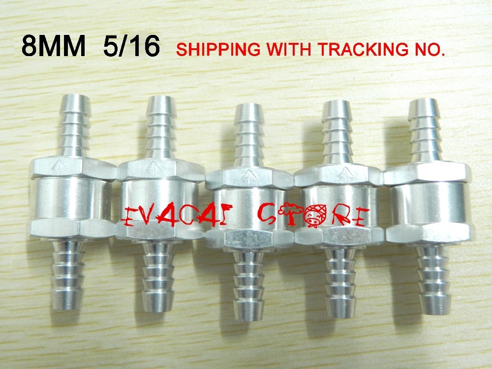 5 st envägs backventil aluminiumlegering 8mm 5/16-... – Grandado