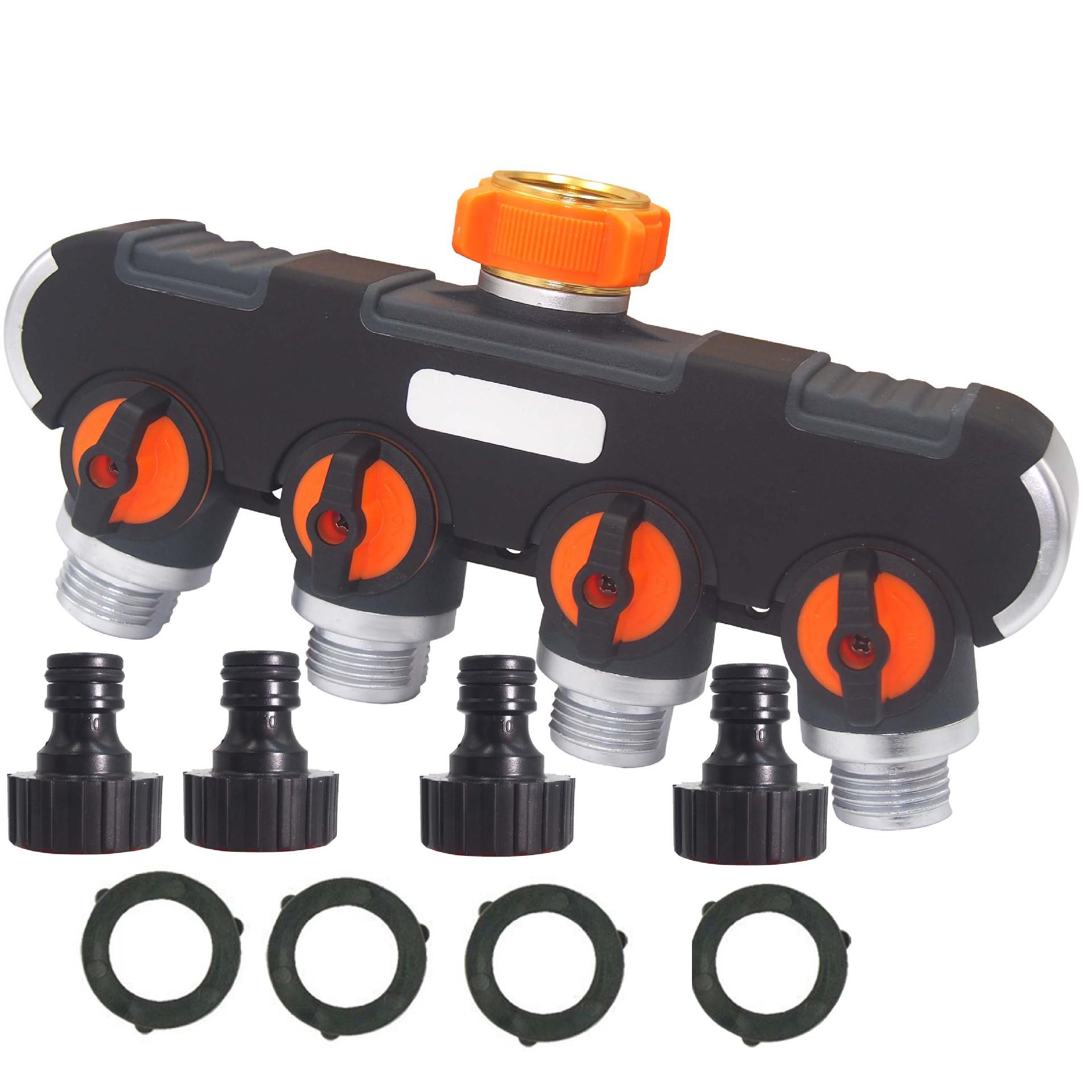 AMKOY 4 Way Garden Hose Splitter Water Hose Connec... – Vicedeal