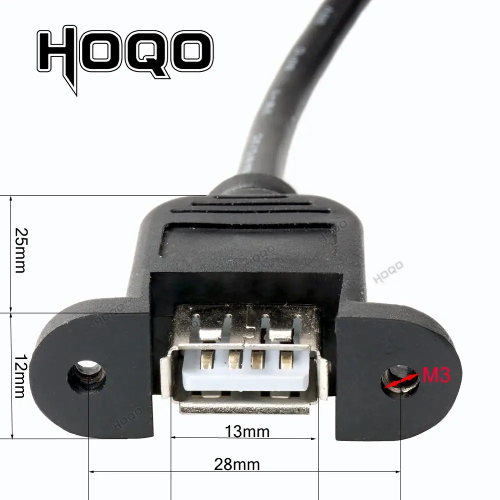 USB-Verlängerungskabel für Schalttafelmontage, Typ... – Grandado