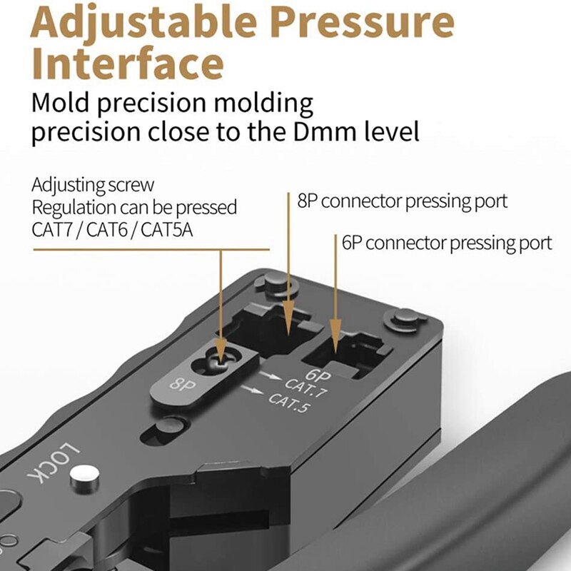 Netwerk Krimptang Voor Cat7 Cat8 Rj45 Cat5 Cat6 Ka... – Grandado