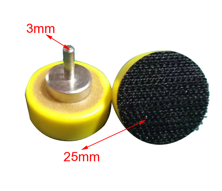 1 inch 25mm Sand Paper 1" Disco Pad Velco Loop & H... – Grandado