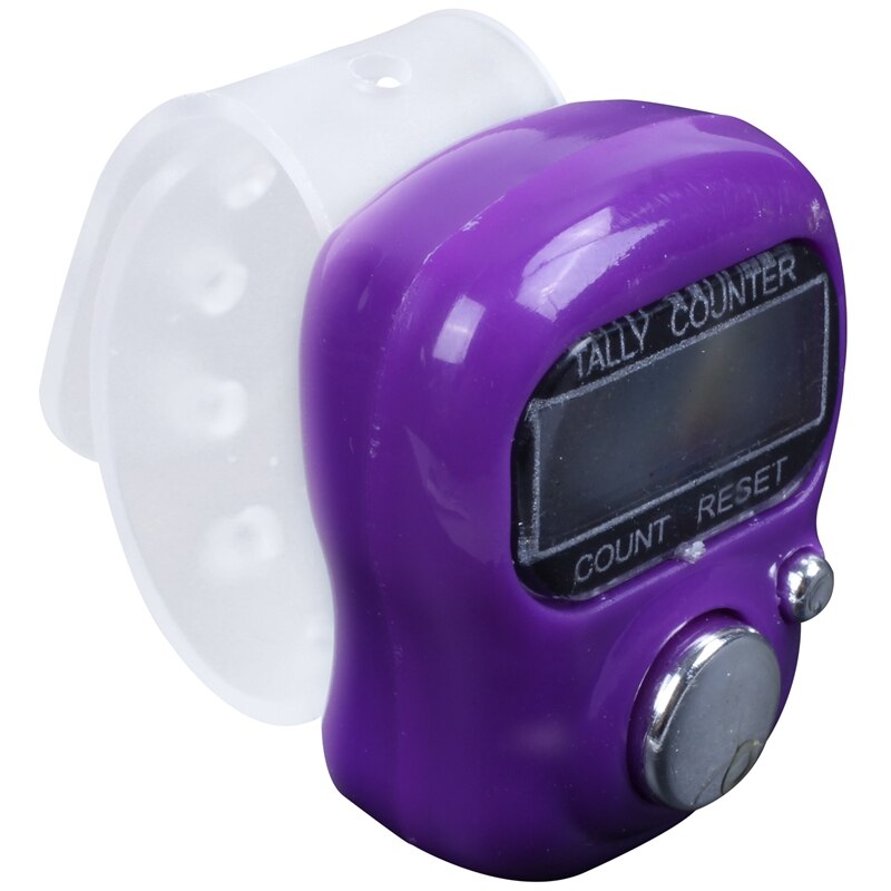 Purple Case Resettable 5 Digit LCD Electronic Fing... – Grandado