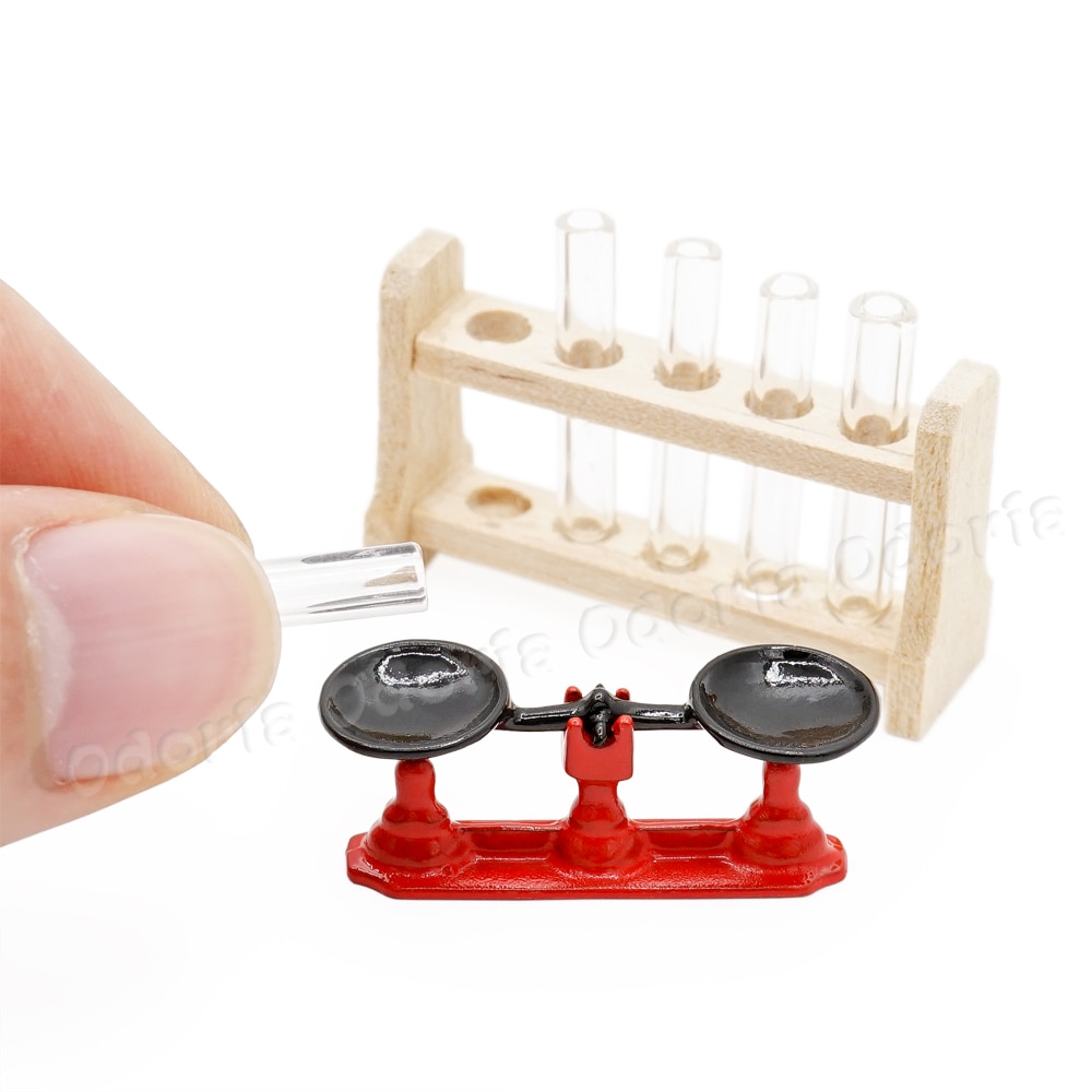 Odoria 1:12 Miniature Test Tube Rack and Scale for... – Grandado