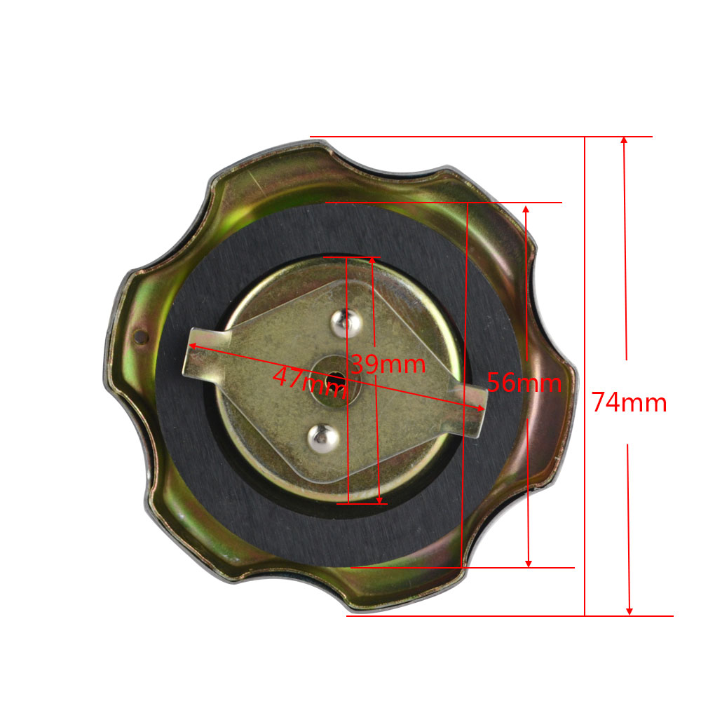Chrome Motorcycle Brandstof Gas Cap Brandstoftank ... – Vicedeal