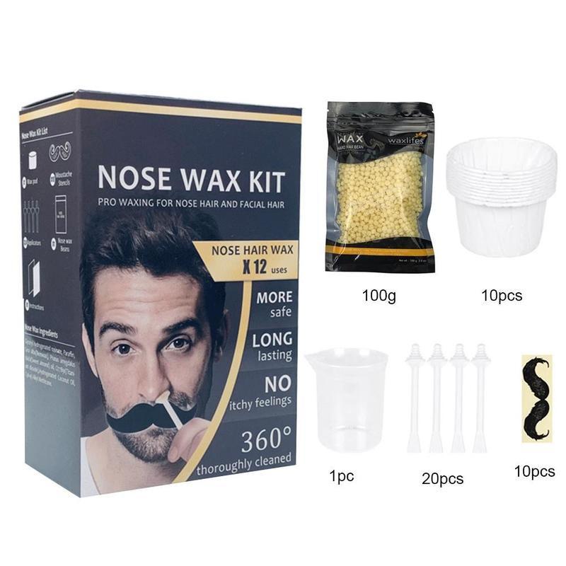 Nose Hair Removal Wax Kit Wax Beans Applicators St... – Grandado
