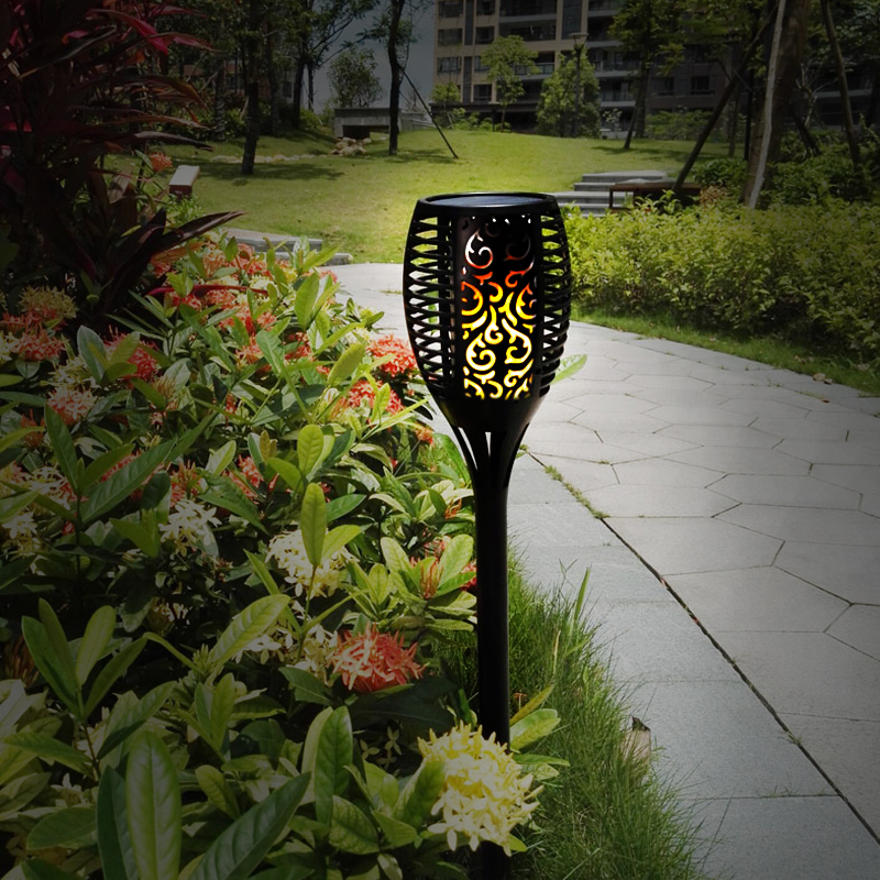 Solar Tiki Torch Lights LED Garden Waterproof Outd... – Grandado